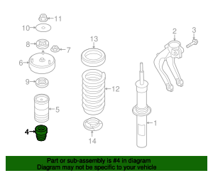 31-33-6-782-871 - Jounce Bumper 2008-2014 BMW X6 | AutoNationParts.com