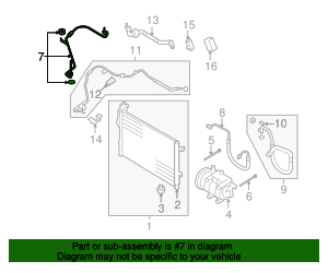 97762-2L110 - Discharge Hose - 2010-2012 Hyundai Elantra | hyundaiparts