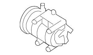 2007-2012 Hyundai Elantra Compressor Assembly 97701-2H140 | QuirkParts