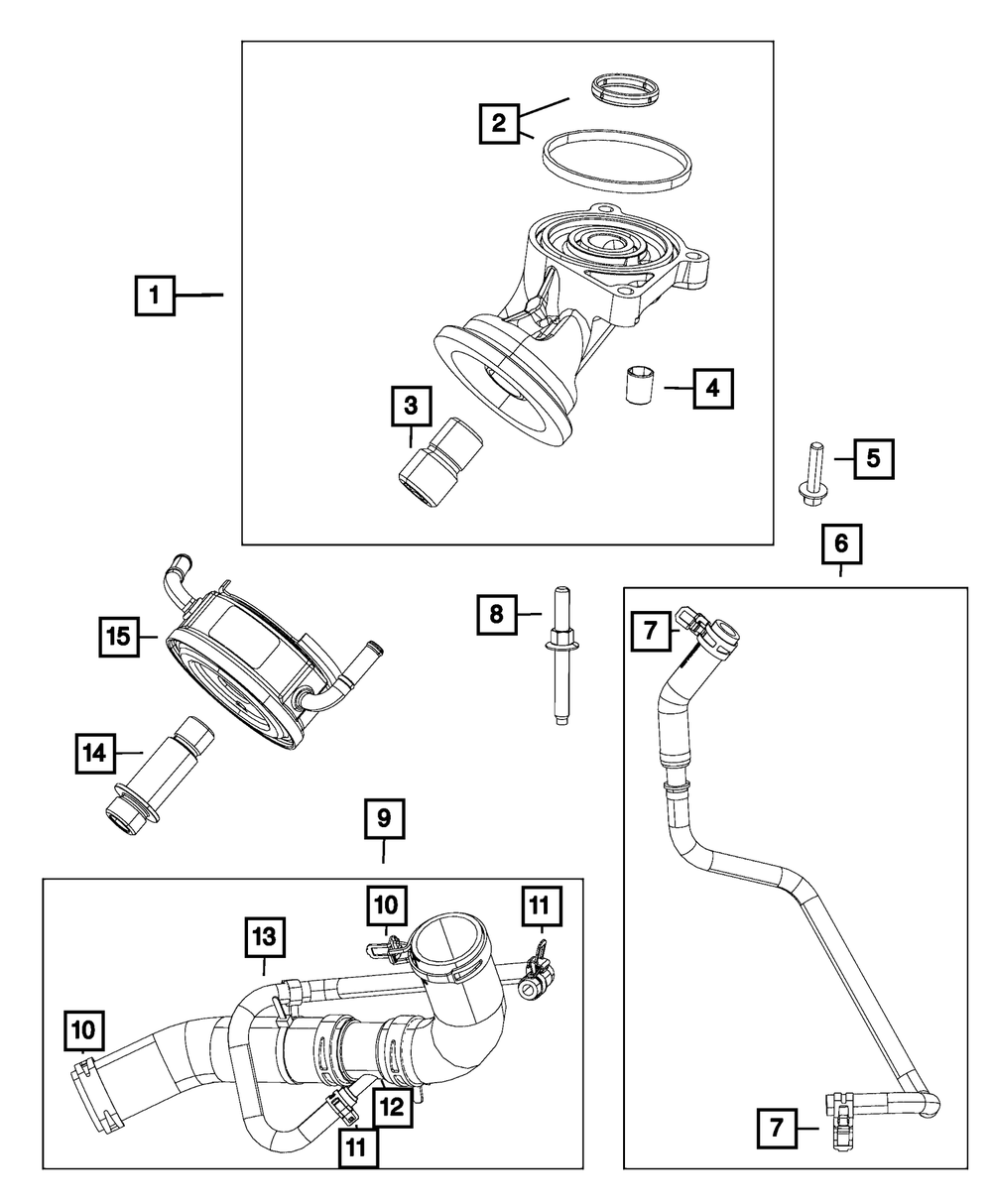 52014835AB - Radiator Outlet Hose 2012-2020 Ram | Mopar Factory Parts