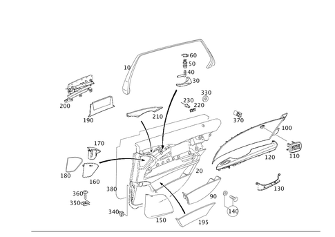 Door Paneling for 2025 Mercedes-Benz E 350 | Mercedes-Benz USA Parts