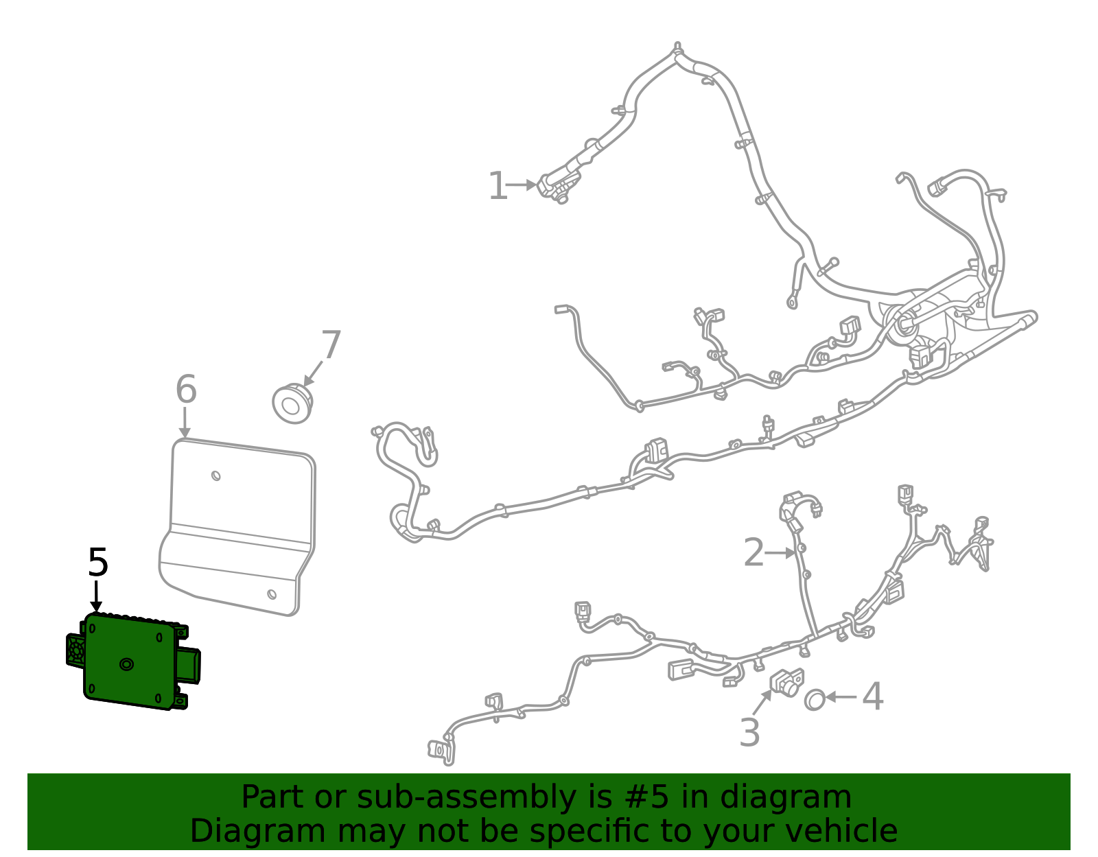 2020 2025 Gm Passenger Side Obstacle Detection Control Module 84883511 Gm Parts Center