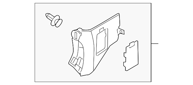 66901-1BG0D - Cowl Kick Panel 2008-2017 Infiniti | Top Infiniti Parts