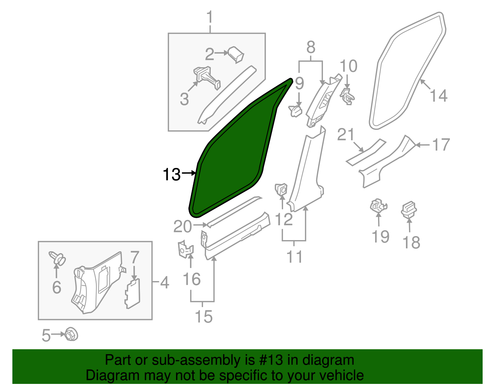 2010-2017 Infiniti Opening Trim 76922-1BN0B | Faulkner Infiniti of ...