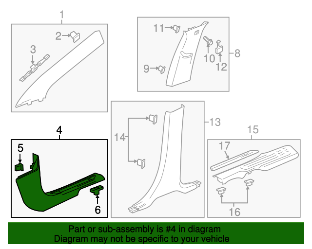 2018-2020 Buick Enclave Cowl Trim 84272474 | GMPartsDirect.com