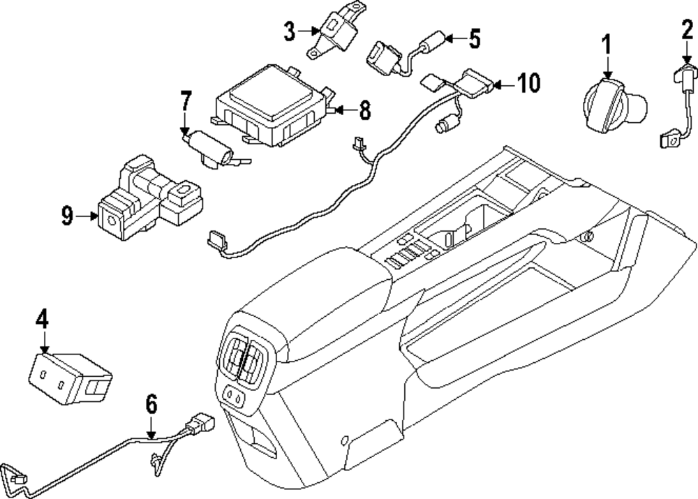 2023-2025 Hyundai USB Port 96125-K3100-4X | QuirkParts