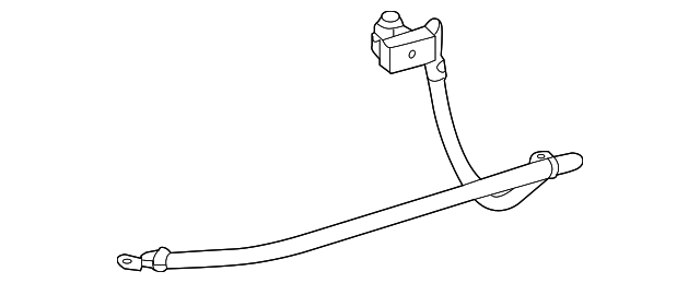 166-905-21-02 - Negative Cable 2015-2016 Mercedes-Benz | Mercedes-Benz ...