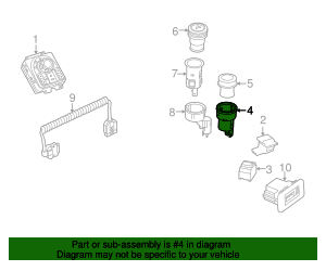 LR014014 - 12 Volt Accessory Power Outlet 2010-2016 Land Rover LR4 ...