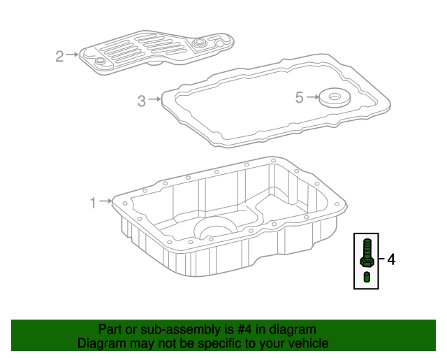 Ford Explorer Mountaineer Automatic Transmission Fluid Pan Drain Plug ...