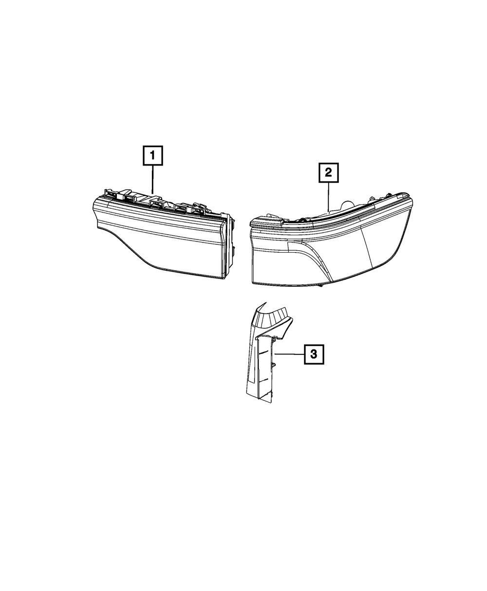 2022-2023 Jeep Tail Lamp Close Out, Right 68466578AA | Mopar eStore