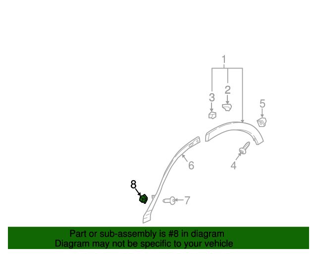 1984-2021 Honda Grommet, Screw (5MM) 90682-SB0-003 | Honda Zone Parts
