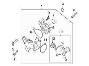 N-106-268-01 - Engine Intake Manifold Bolt 2008-2017 Audi | Audi OEM Parts