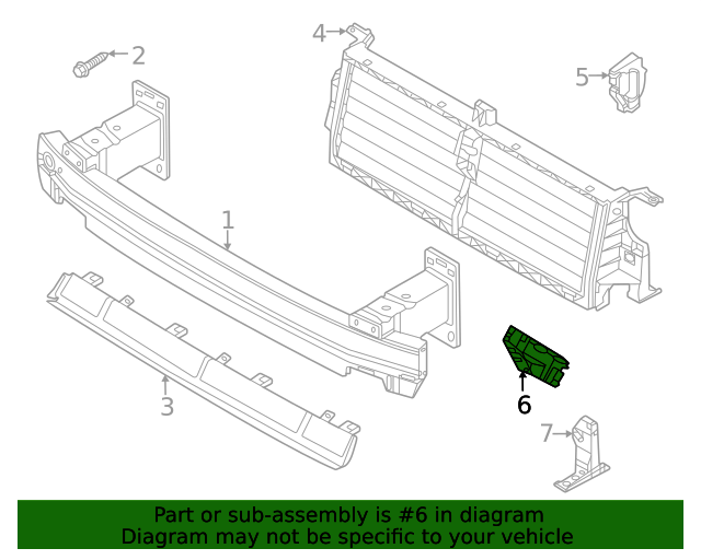 4M0-807-283-D - Bumper Guide 2023 Audi SQ7 | AutoNationParts.com