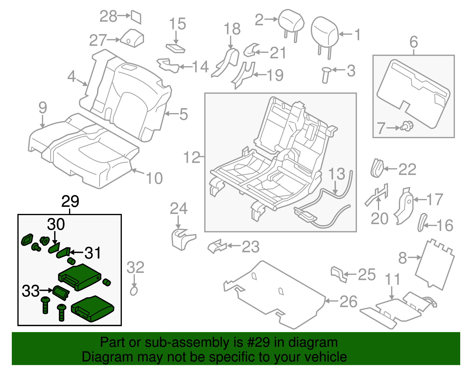 2017-2020 Nissan Armada Armrest Assembly 88700-5ZW0A | Bill Kay Nissan ...