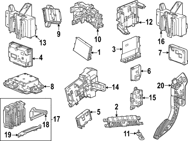 2022-2024 GMC DC Converter 84978033 GM | GMPartsDirect.com