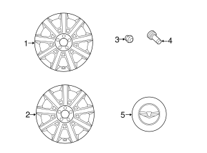 2014-2016 Hyundai Equus Center Cap 52960-3N100 | OEM Parts Online