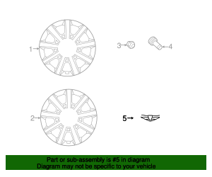 2014-2016 Hyundai Equus Center Cap 52960-3N100 | OEM Parts Online