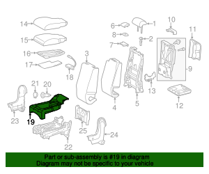 2010-2020 Toyota Tundra Storage Box 71753-0C021-C0 | OEM Parts Online