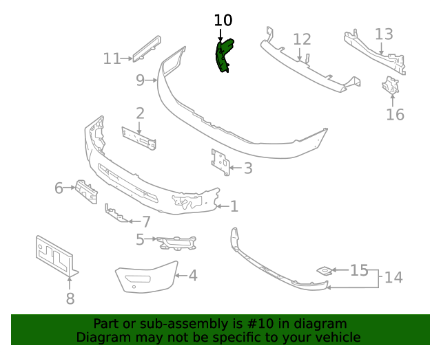 2020-2023 Nissan TITAN XD Inner Bracket 62220-9FV0D | Nissan Parts Store
