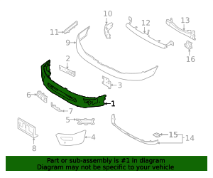 2020-2021 Nissan Titan XD Bumper 62014-9FW3E | QuirkParts
