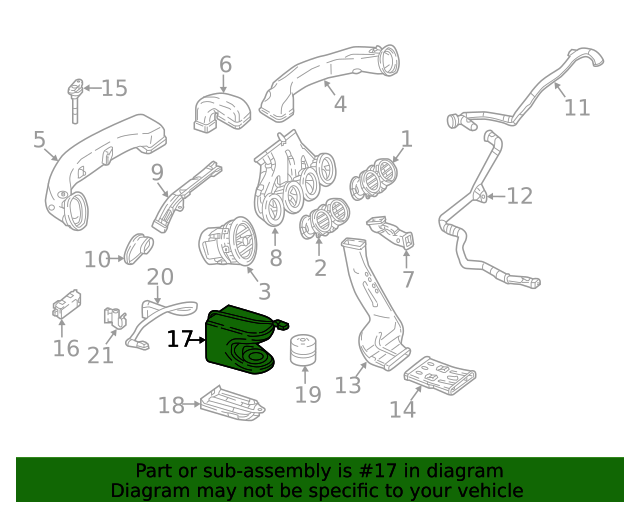 222-890-01-00 - Housing 2017-2023 Mercedes-Benz | Mercedes-Benz USA Parts