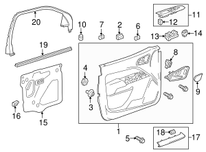 11610511 Clip - New OEM Part From GM Parts Direct | GM Parts Store