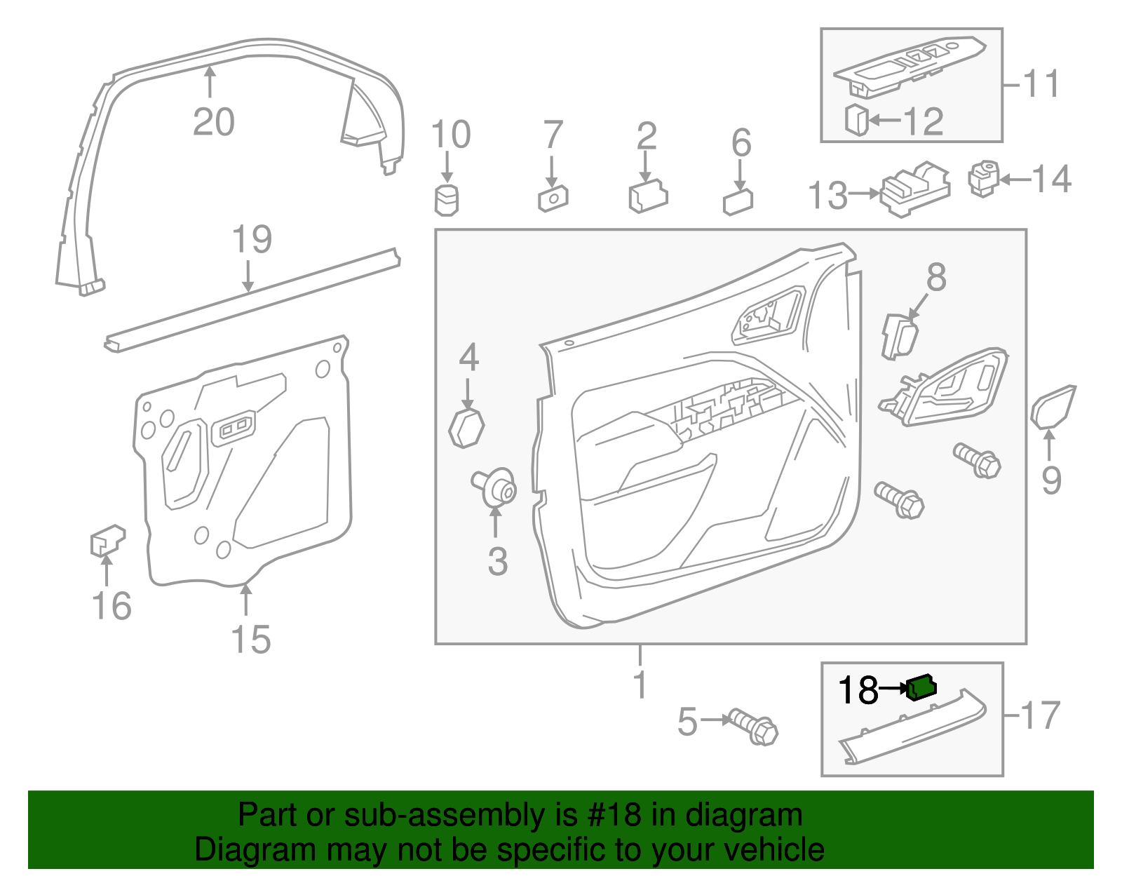 2008-2023 GM Multi-Purpose Clip 11610511 GM | GMPartsDirect.com