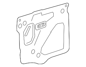 2015-2022 GM Driver Side Front Door Water Deflector 23468174 GM ...