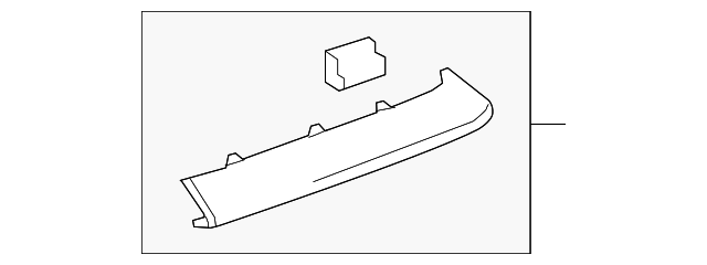 2015-2021 GMC Canyon Trim Molding 84041572 | GMPartsDirect.com