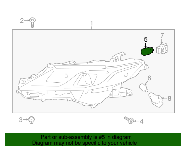 90981-15024 - Bulb - 2012-2024 Toyota | OEM Genuine Toyota Parts