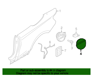 Genuine BMW 51-17-7-301-817 | Fuel Door | FREE Shipping on Most Orders ...
