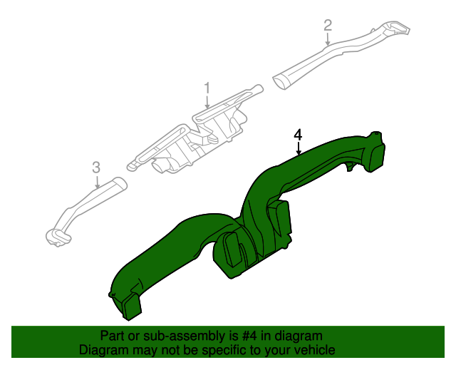 27860-1EA0A - Air Distributor 2009-2020 Nissan 370Z | Nissan Parts ...