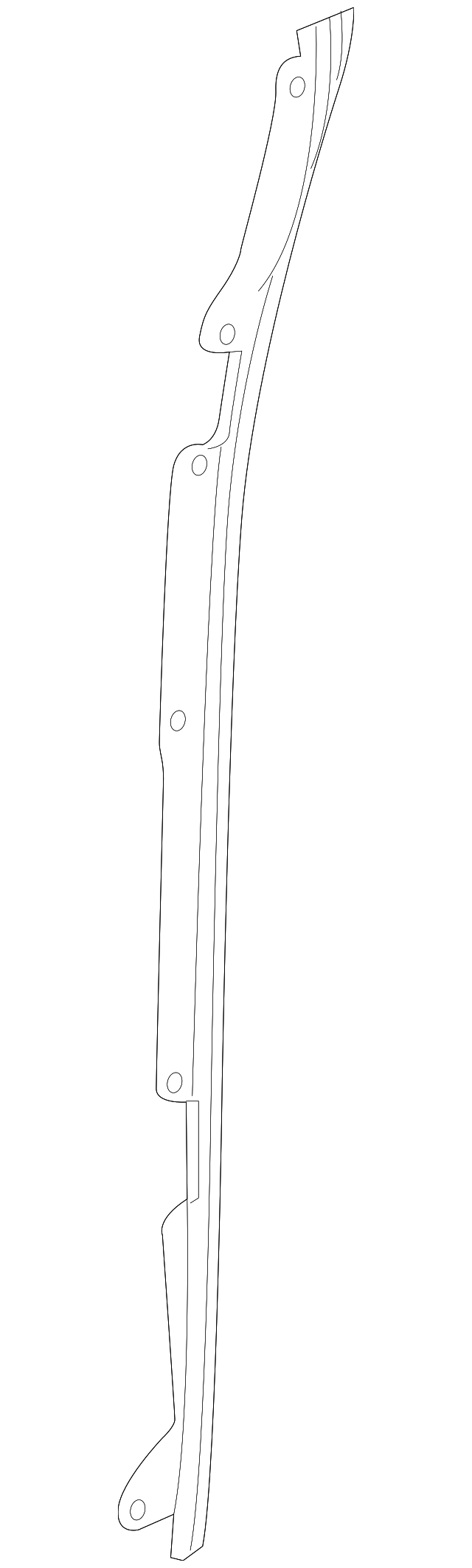 2015-2021 GM Front Weather-Strip - Driver's Side (LH) 23316680 ...