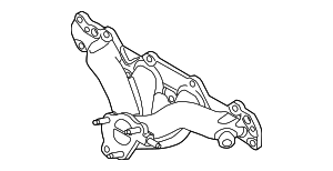 Genuine Exhaust manifold for 2004-2011 Saab 9-3 | Part# 55556887 | Over ...