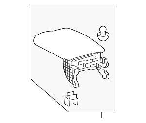 58920-0E010-C9 - Armrest For 2020-2022 Lexus | Lexus OE Parts