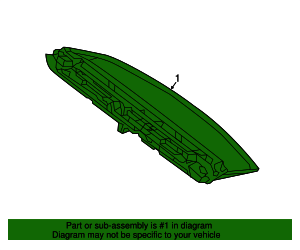 292-906-46-00 - High Mount Lamp 2016-2019 Mercedes-Benz | Mercedes-Benz ...