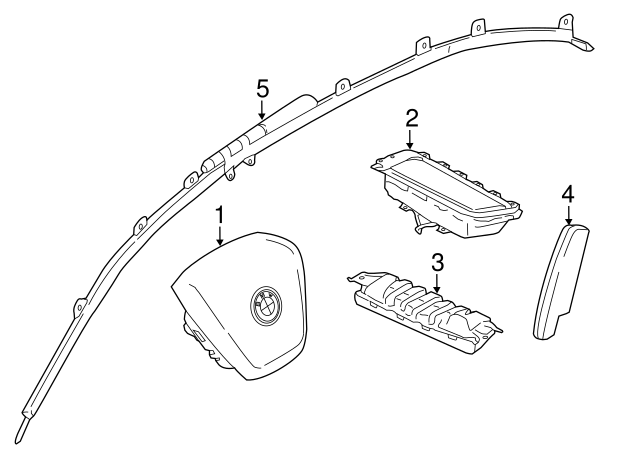 Genuine BMW 72-12-7-352-177 | Head Air Bag | FREE Shipping on Most ...