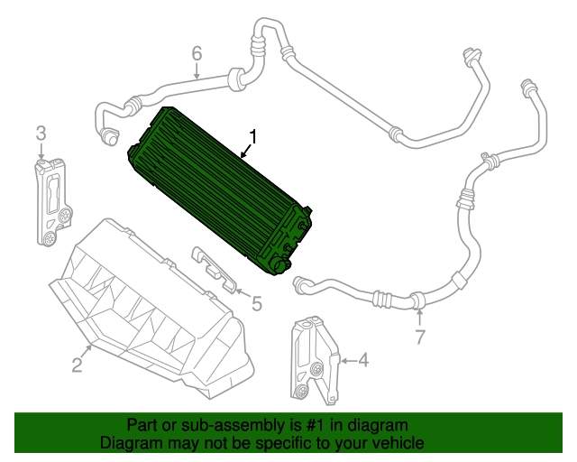 230-500-12-00 - Engine Oil Cooler 2009-2016 Mercedes-Benz ...