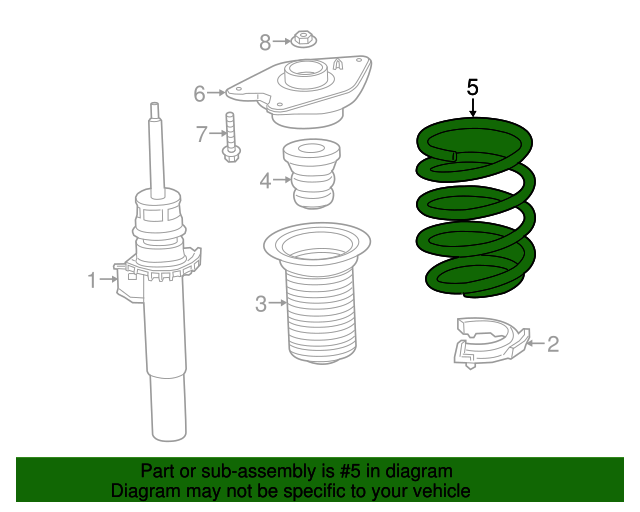 Genuine BMW 31-33-6-867-118 | Coil Spring | FREE Shipping on Most ...