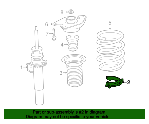 31-33-6-852-224 - Lower Insulator 2014-2021 BMW | Braman BMW & MINI Parts