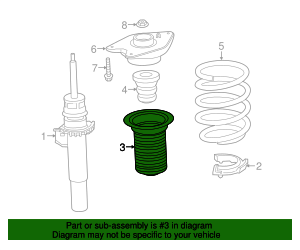 31336852223 - 2014-2021 BMW Protect Tube (31-33-6-852-223) | BMW of ...