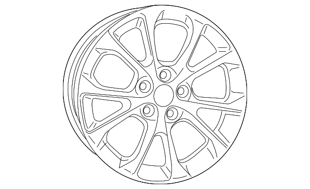 6QD48DD5AA - Aluminum Wheel - 2019 2020 Jeep Grand Cherokee | Mopar ...