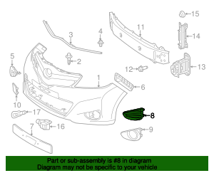 81482-0D140 - Hole Cover - 2014 Toyota Yaris | Nucar Toyota Parts