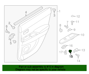 MS480003 - Door Switch Trim Panel Grommet 1990-2024 Mitsubishi ...