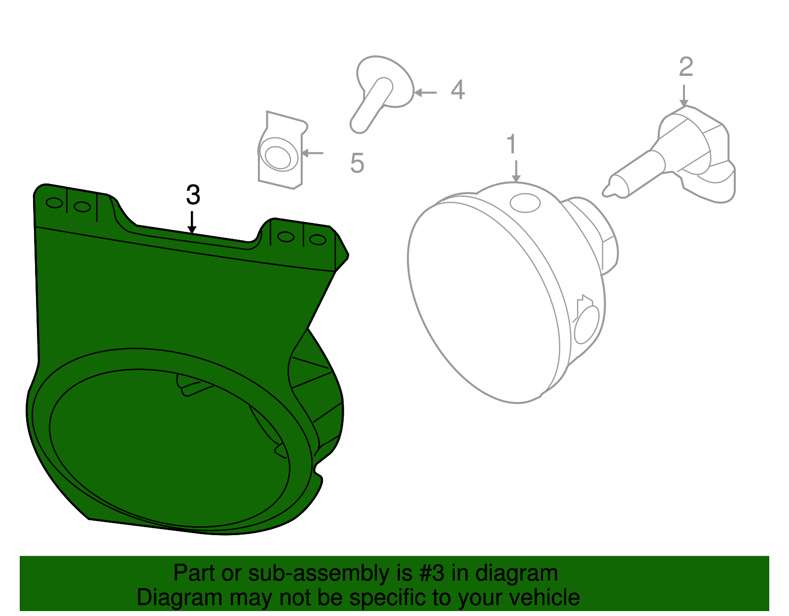 2011-2014 Ford F-150 Lamp Bracket BL3Z-15266-B | OEM Parts Online