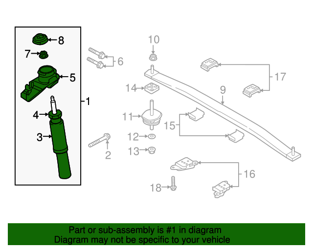 31434496 - Shock - 2018 2019 Volvo S90 | Volvo OEM Parts Direct