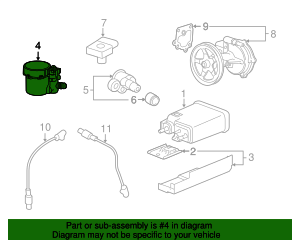 2017-2018 GM Vapor Canister Vent Solenoid 84148816 | GMPartsDirect.com