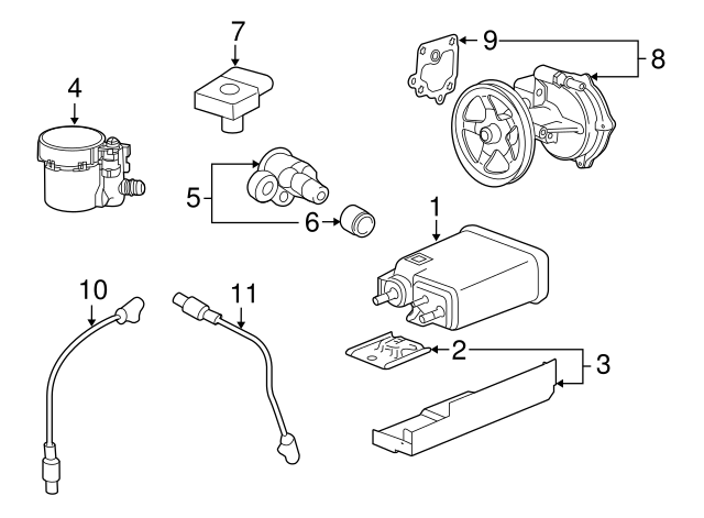2011-2018 GM Vapor Canister Vent Solenoid 84148818 | GMPartsDirect.com