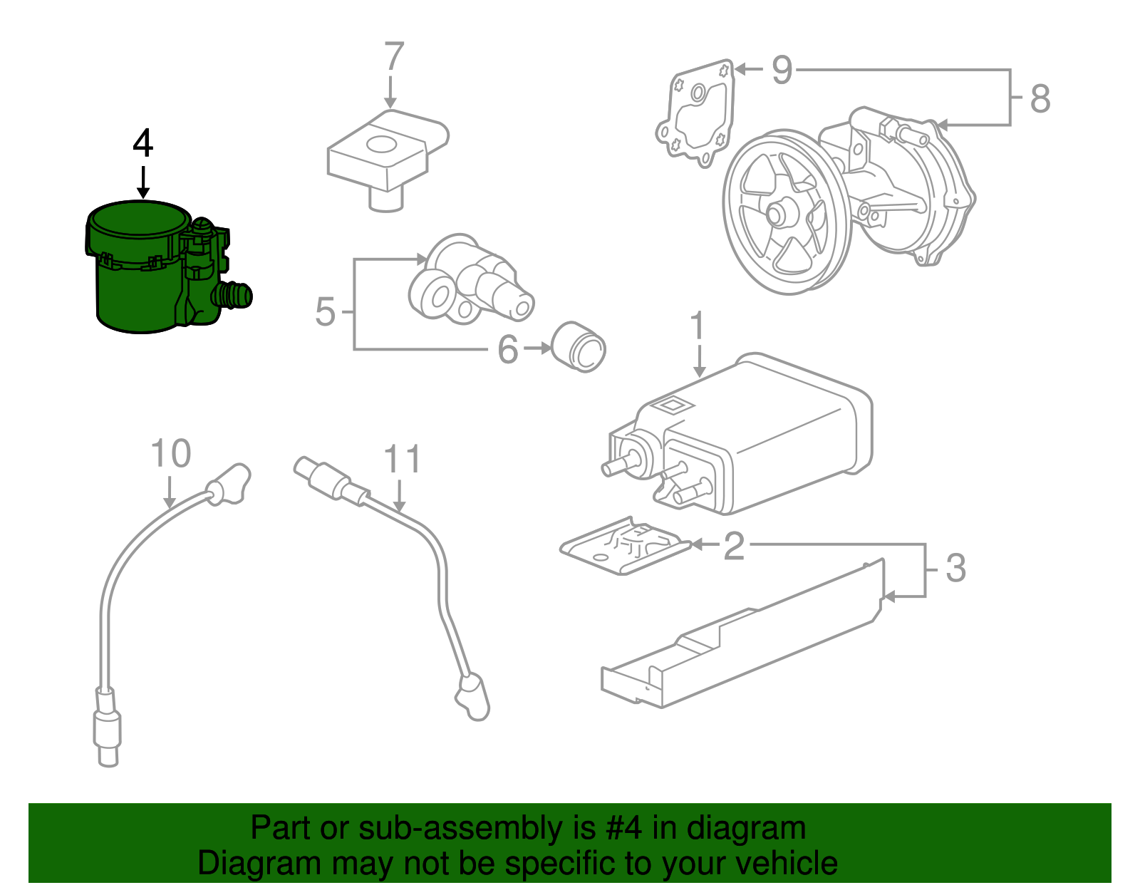 2014-2016 GM Vapor Canister Vent Solenoid 22840968 | Partners Chevy