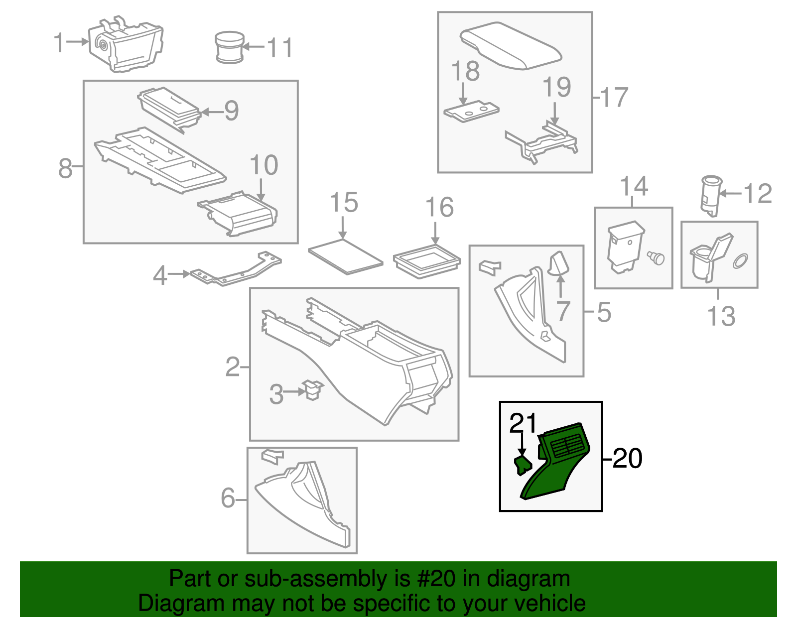 2007-2011 Toyota Camry Console Trim Panel 58903-33060-B0 | Toyota San ...